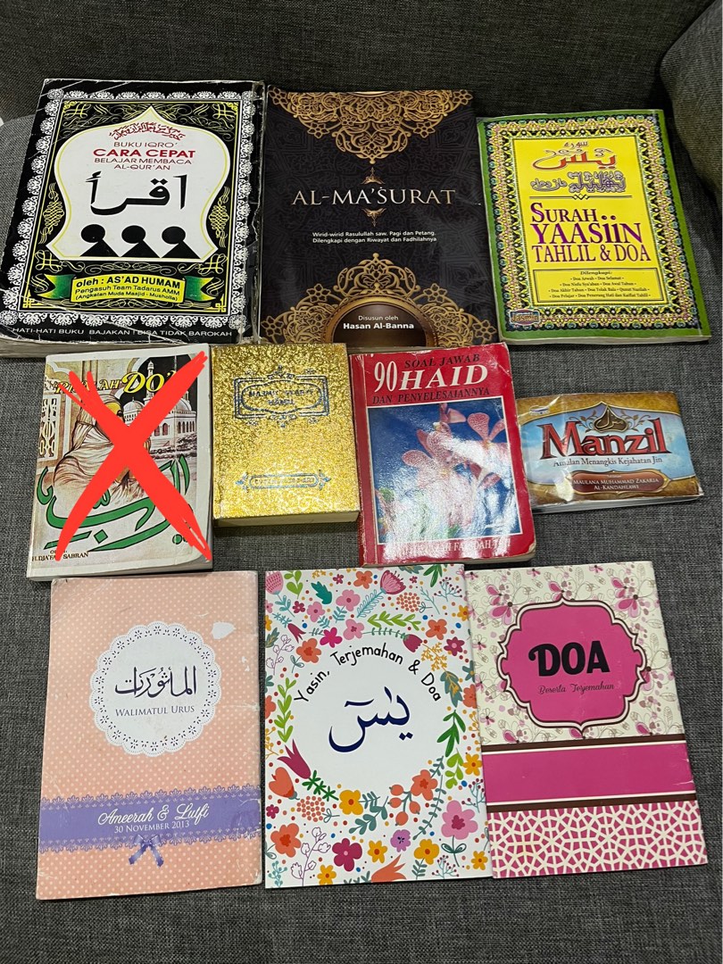 FREE Buku Yasin, iqra, al-mathurat, dan lain2, Hobbies & Toys, Books ...