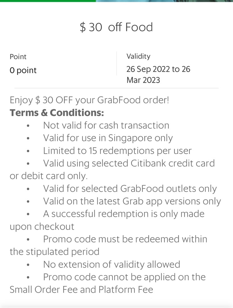 Grab food vouchers, Tickets & Vouchers, Vouchers on Carousell