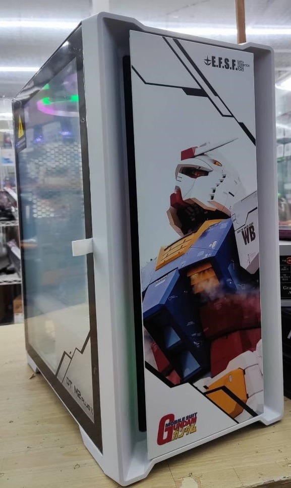 Gundam Computer Case tempered side panel, Computers & Tech, Desktops on ...
