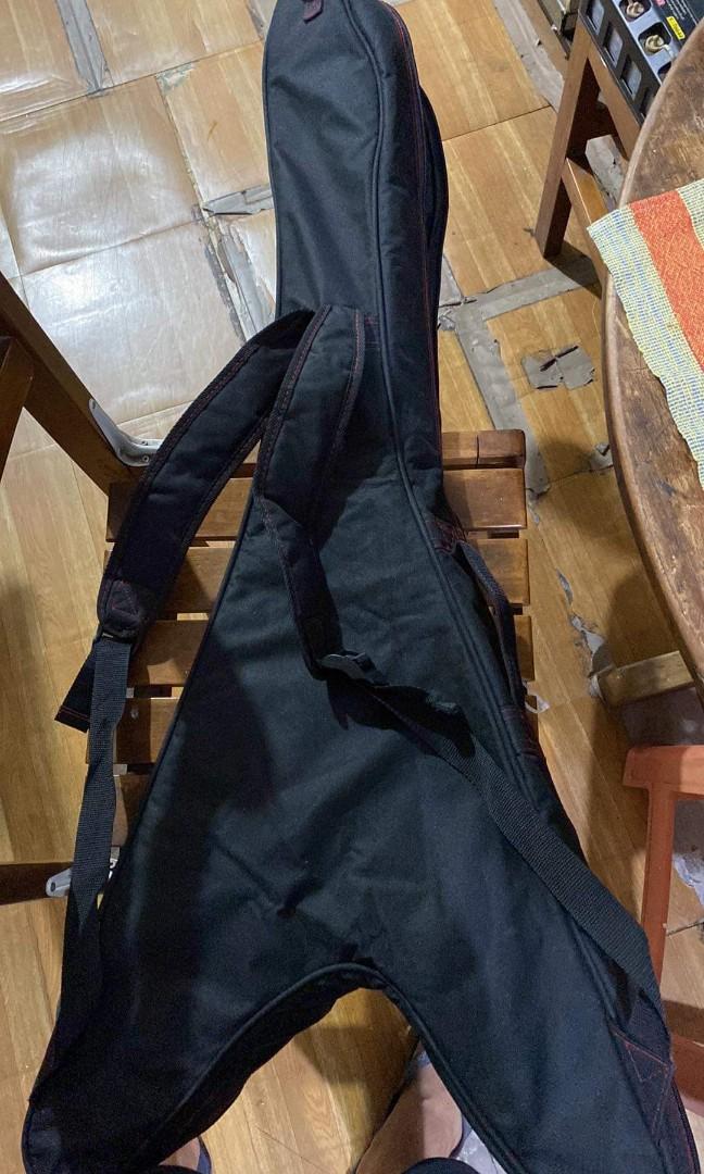 Hamer XT Vector Flying V (Black Noir) MII, Hobbies & Toys, Music ...