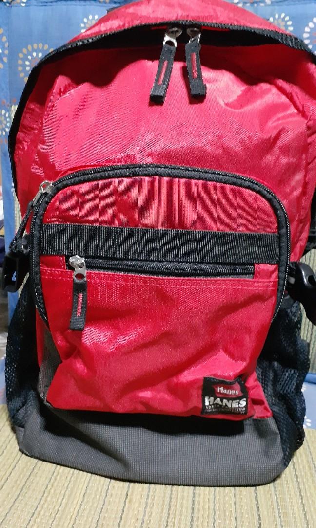 Hanes Backpack, Men's Fashion, Bags, Backpacks on Carousell