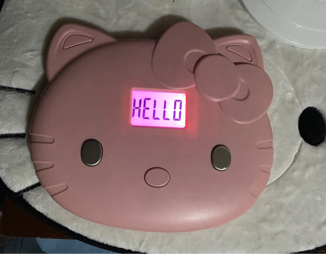 HELLO KITTY WEIGHTING SCALE, Health & Nutrition, Health Monitors ...