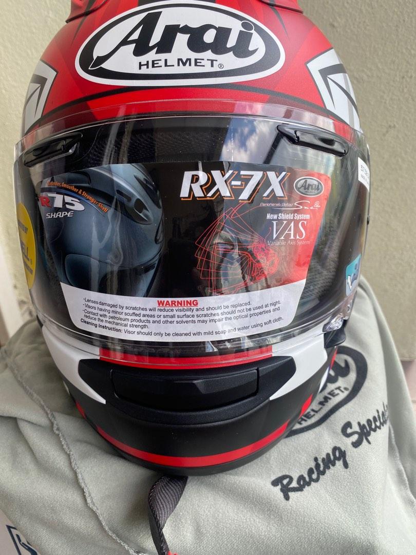 Helmet Arai Rx7x Takumi, Motorbikes on Carousell