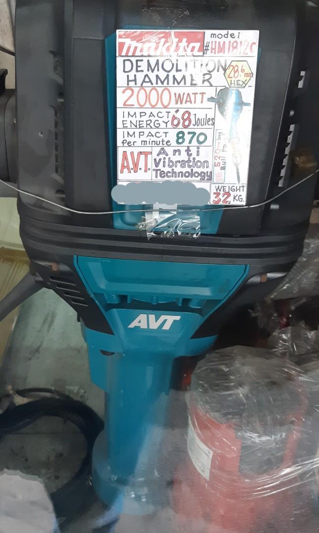 HM1812C MAKITA ELECTRIC CONCRETE CEMENT BREAKER BREAKERS HEAVY DUTY ...