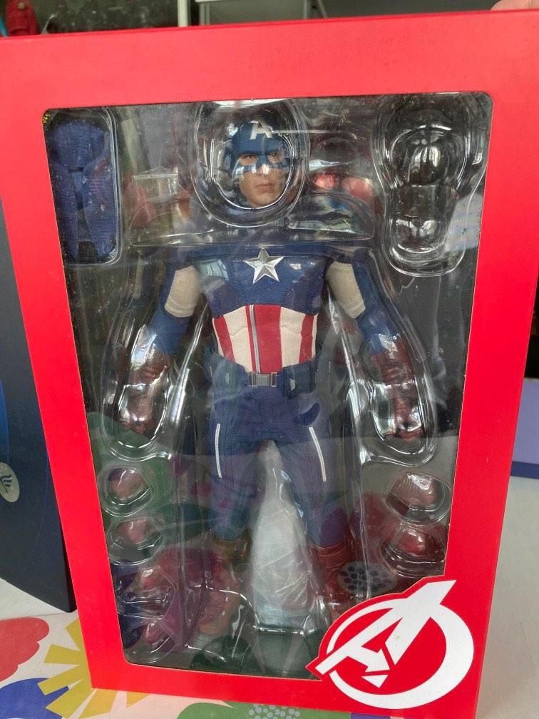 Hot Toys MMS174 1/6 Captain America Avengers Steve Rogers Chris Evans ...