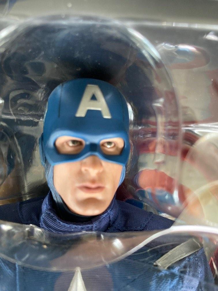 Hot Toys MMS174 1/6 Captain America Avengers Steve Rogers Chris Evans ...