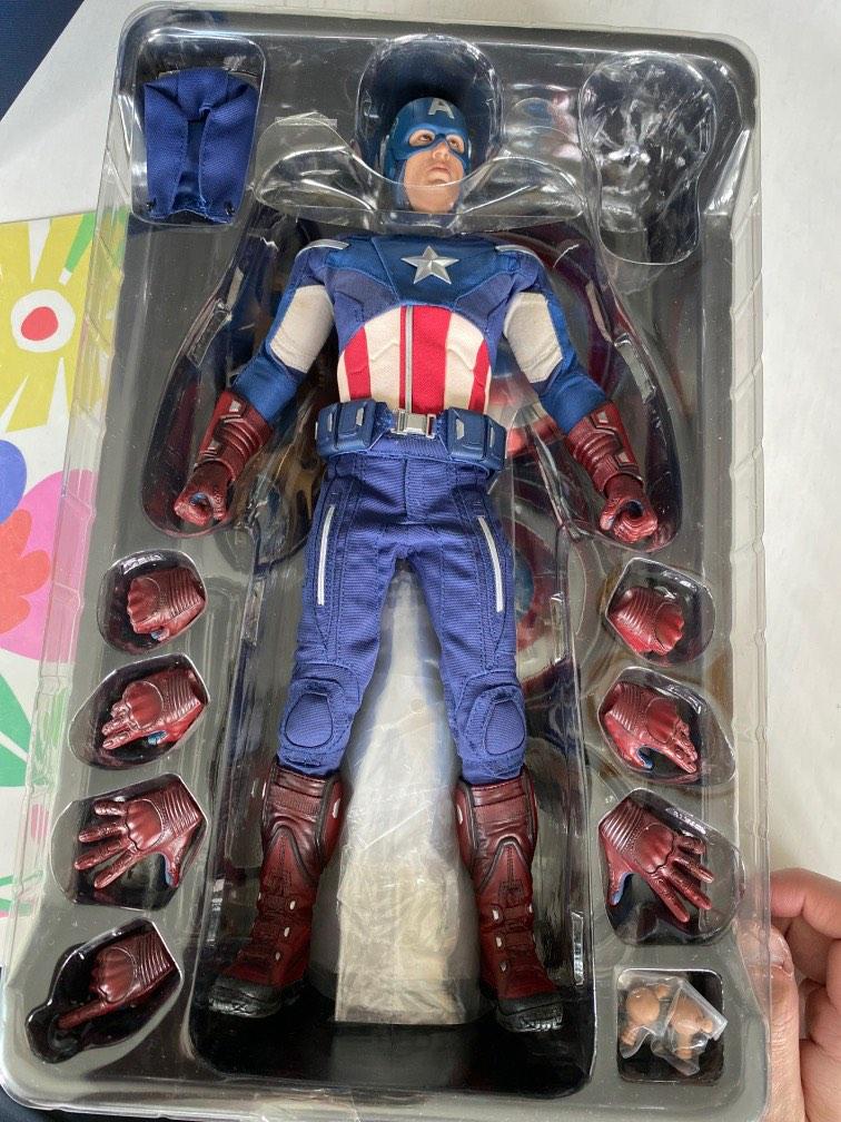 Hot Toys MMS174 1/6 Captain America Avengers Steve Rogers Chris Evans ...