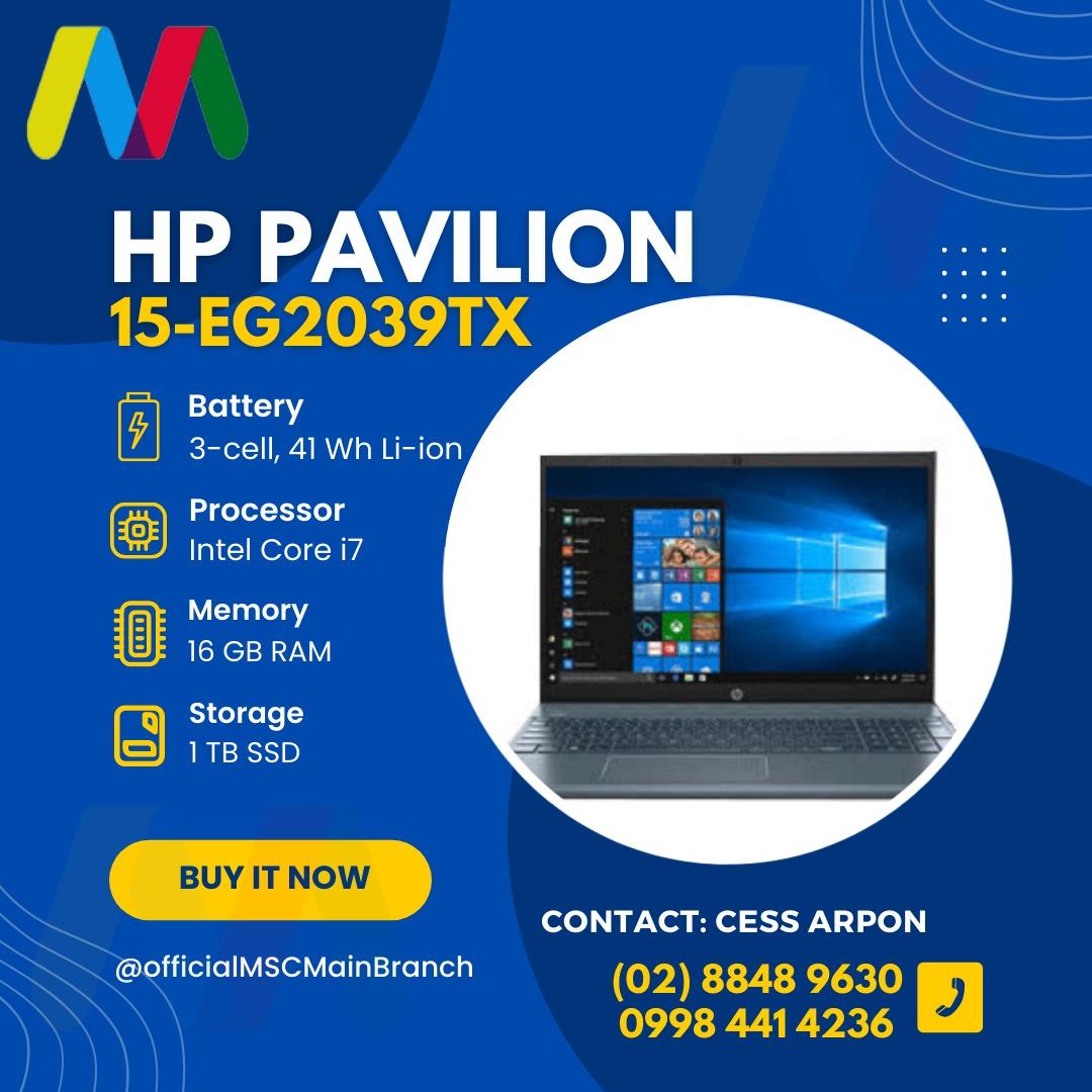 HP Pavilion 15-EG2039TX (Fog Blue) Laptop for SALE, Computers & Tech ...