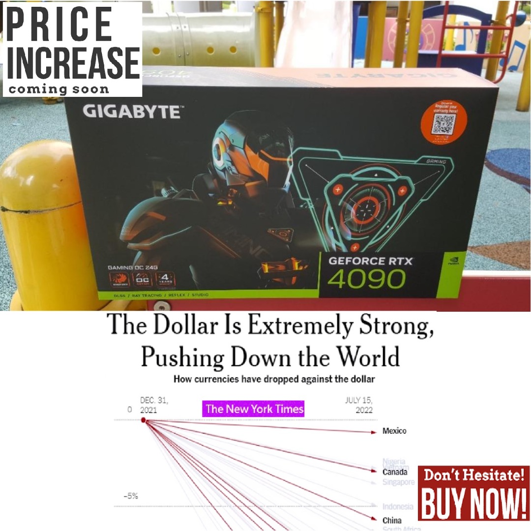 (Sold) GIGABYTE RTX 4090 Gaming OC 24G (3 years local warranty), best ...