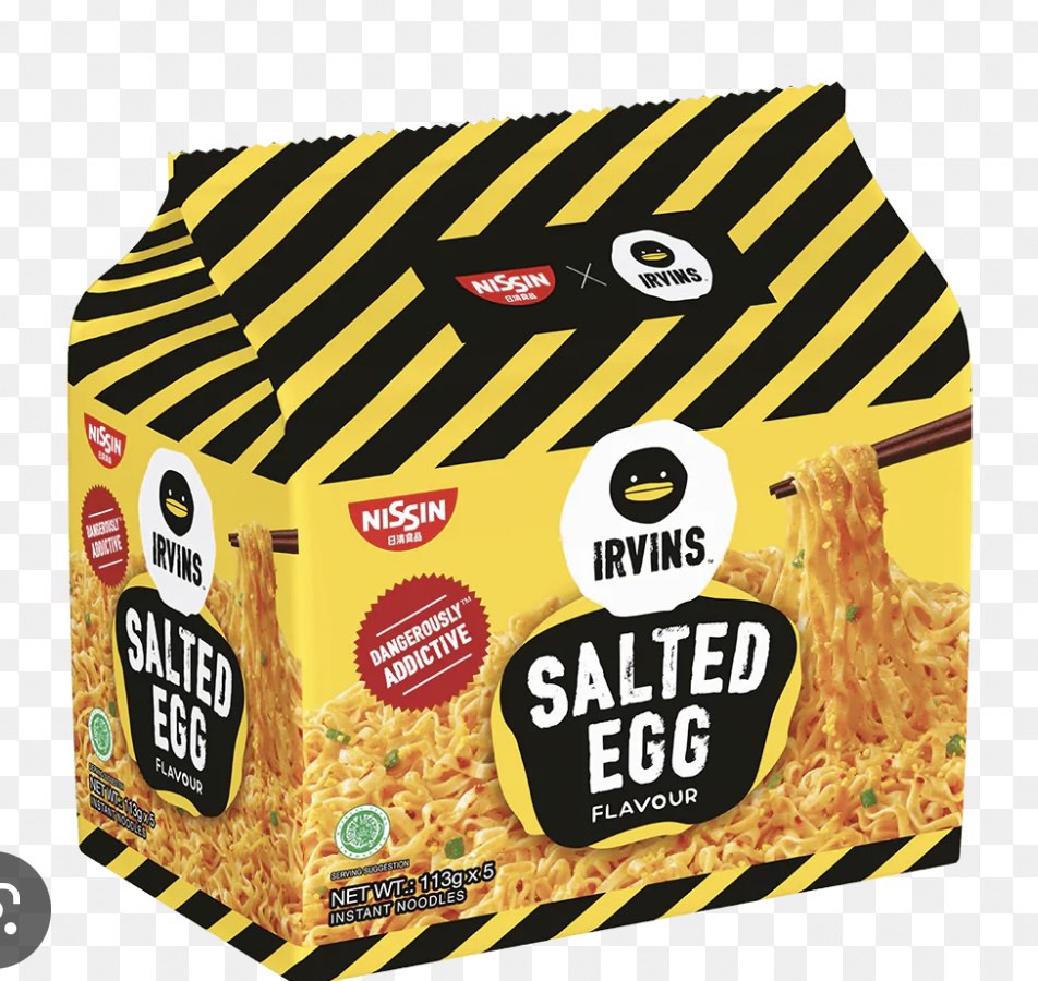 Irvin’s salted egg instant noodles, Food & Drinks, Packaged & Instant Food on Carousell