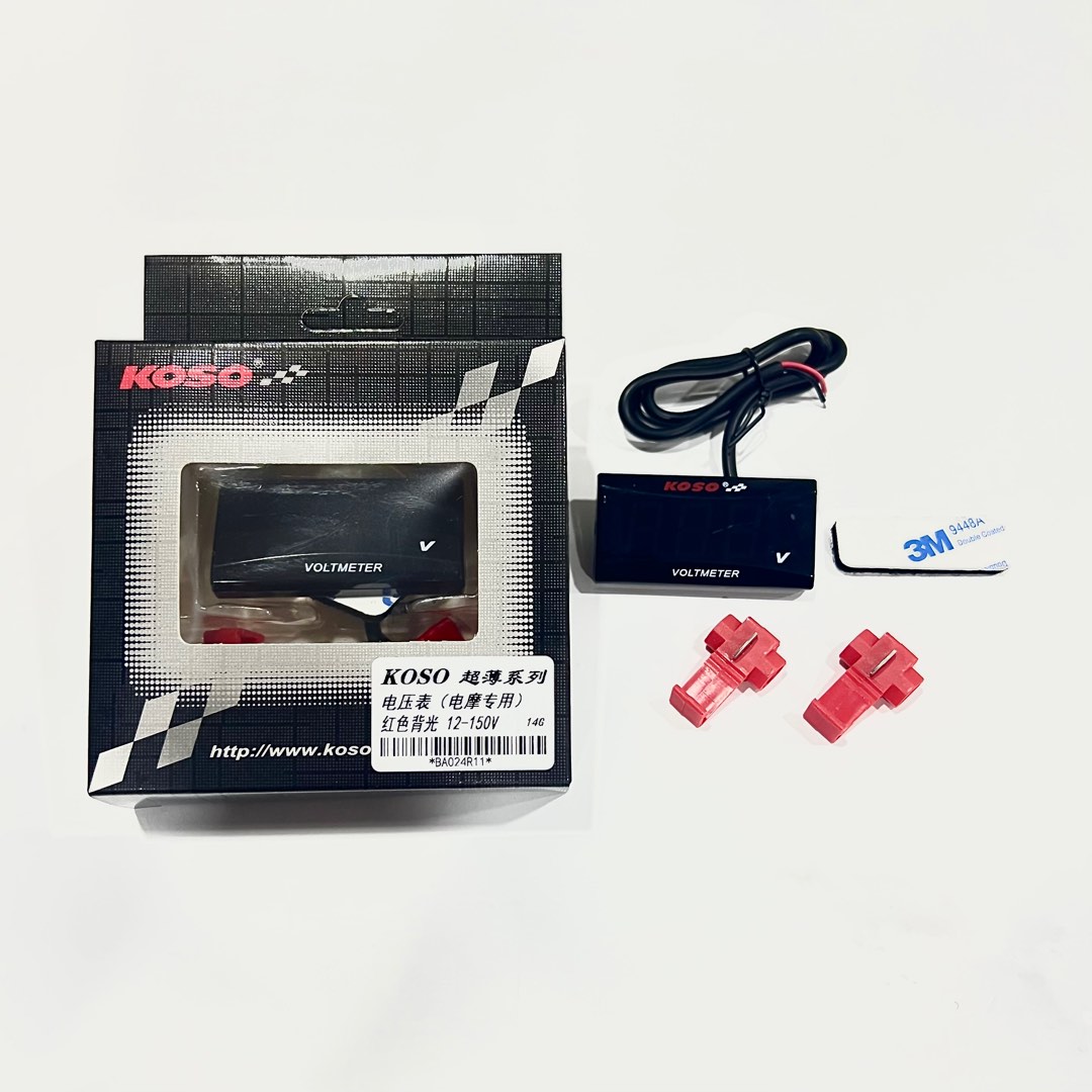 Koso Voltmeter, Motorcycles, Motorcycle Accessories on Carousell