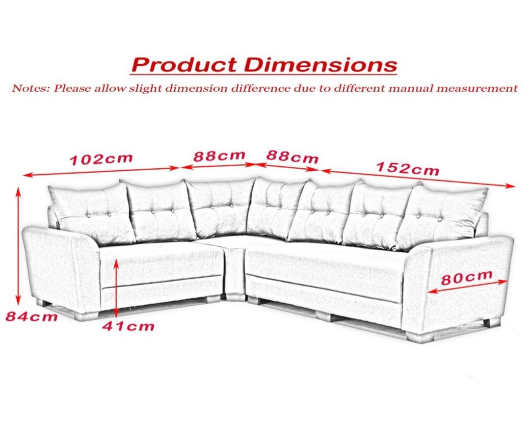 6 Seater L Shaped Sofa Dimensions - Infoupdate.org
