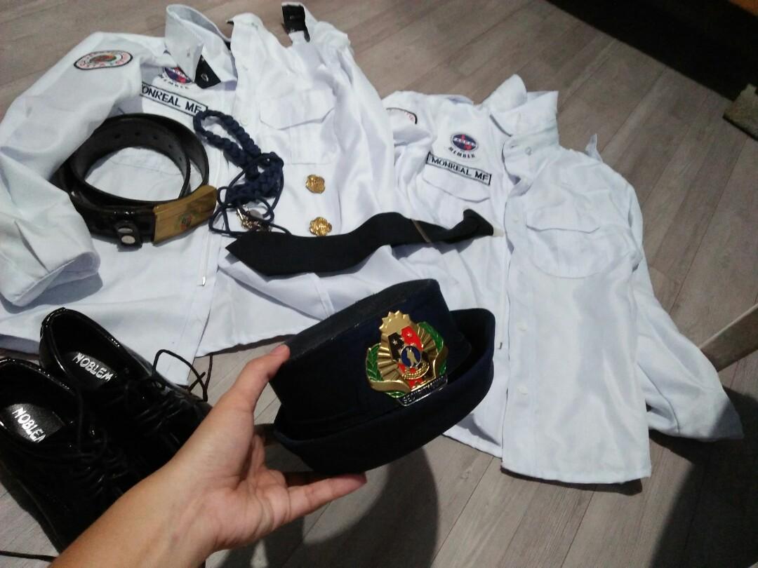 Lady guard uniform set, Women's Fashion, Coats, Jackets and Outerwear ...