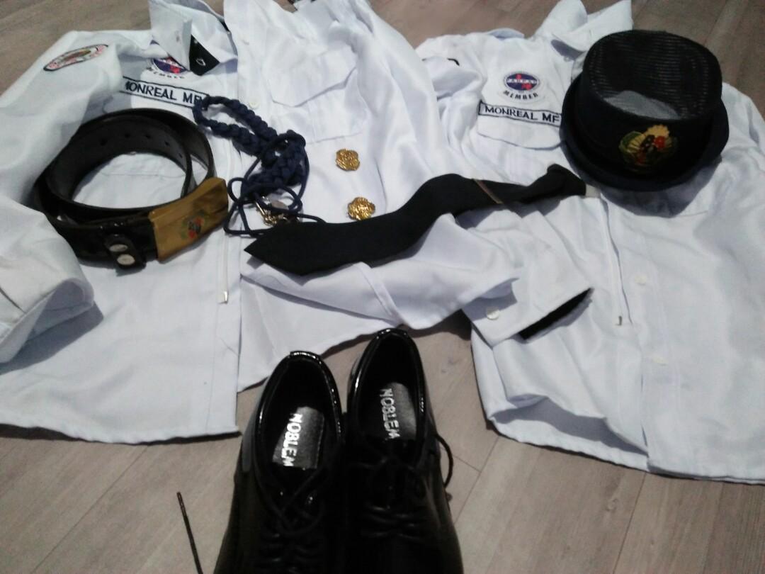 Lady guard uniform set, Women's Fashion, Coats, Jackets and Outerwear ...