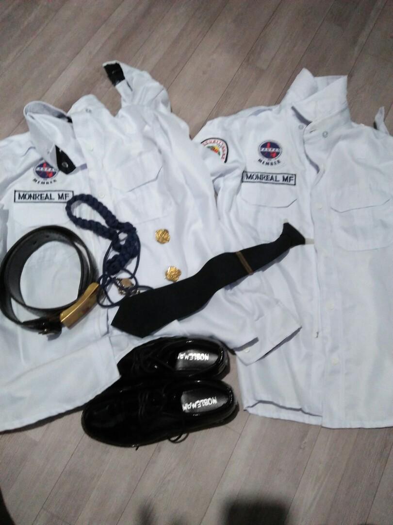 Lady guard uniform set, Women's Fashion, Coats, Jackets and Outerwear ...