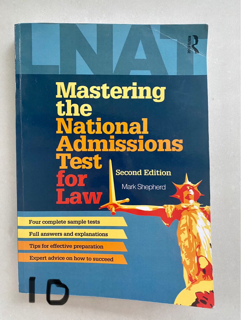 LAW National Admissions Test (LNAT) textbook, Hobbies & Toys, Books ...
