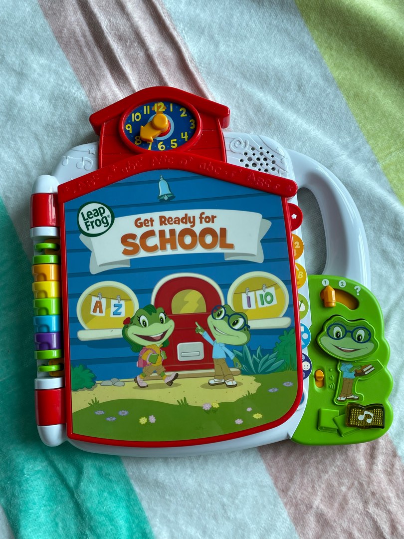 LEAP FROG Get ready for school book, Babies & Kids, Infant Playtime on ...