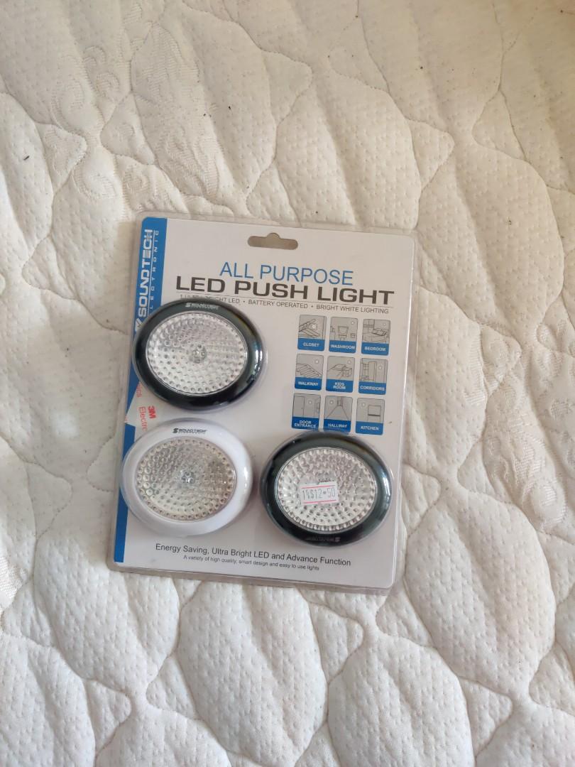 LED push lights, Furniture & Home Living, Home Decor, Other Home Decor ...