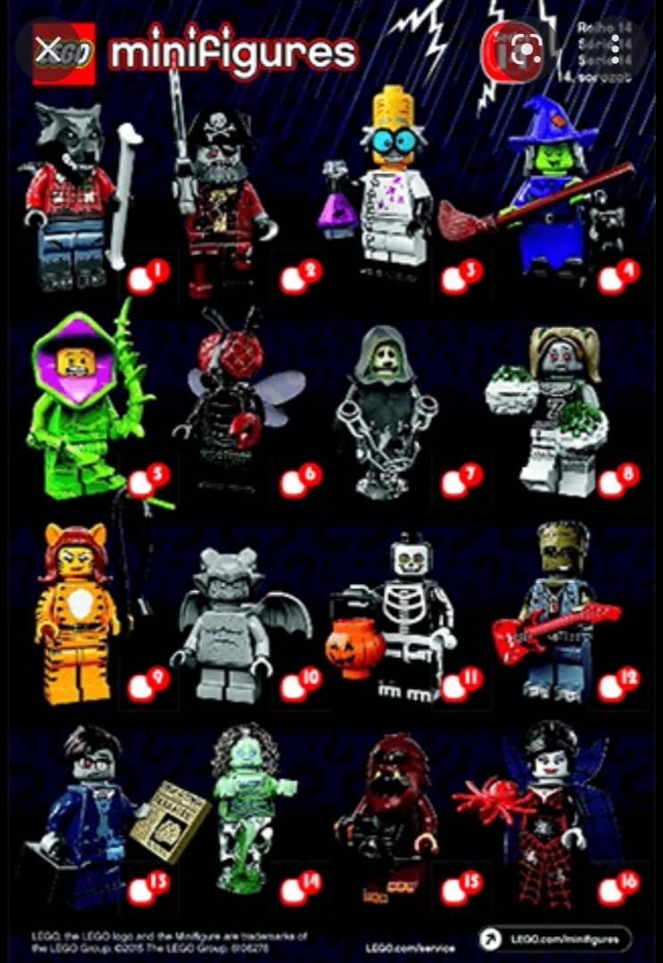 Lego Minifigures series 14 Monsters, Hobbies & Toys, Toys & Games on ...