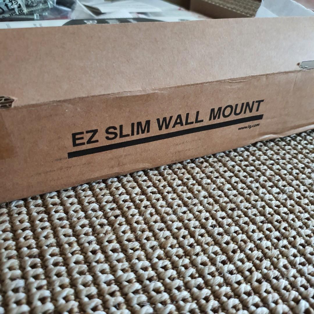 LG Slim Adjustable TV Wall Bracket OLW480B, Furniture & Home Living ...