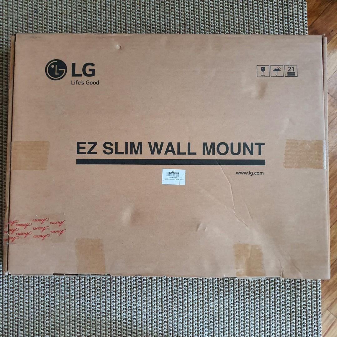 LG Slim Adjustable TV Wall Bracket OLW480B, Furniture & Home Living ...