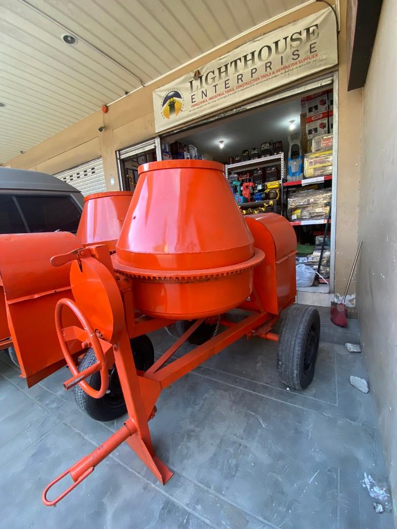 LIGHTHOUSE Heavy Duty A-Type Concrete One-Bagger Mixer Set (Pulley ...