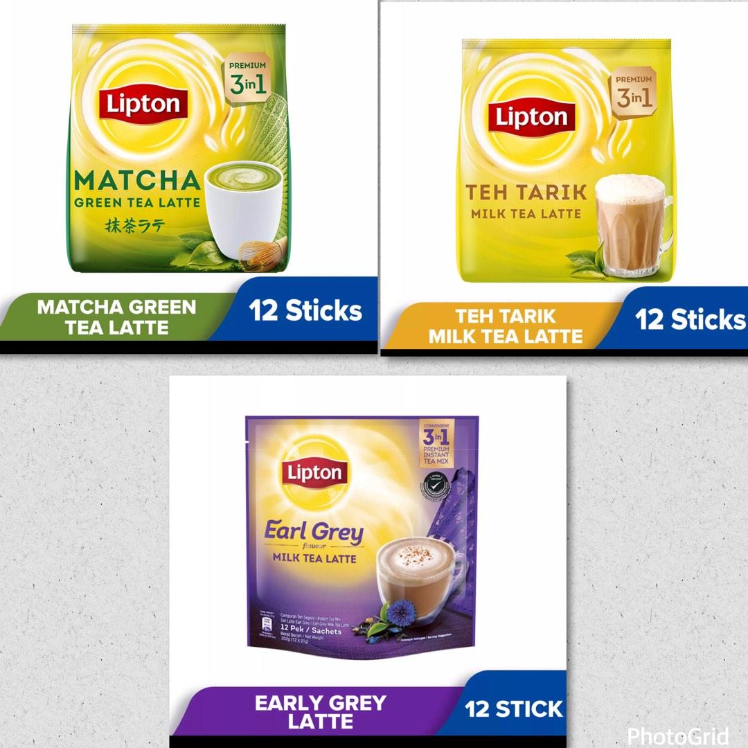 Lipton Matcha Milk Tea | Earl Grey Milk Tea | Teh Tarik Milk Tea, Food & Drinks, Beverages on ...