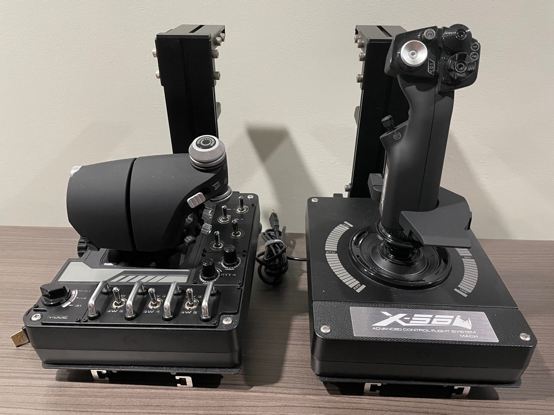 Logitech X56 HOTAS Throttle and Stick Controller, Computers & Tech ...