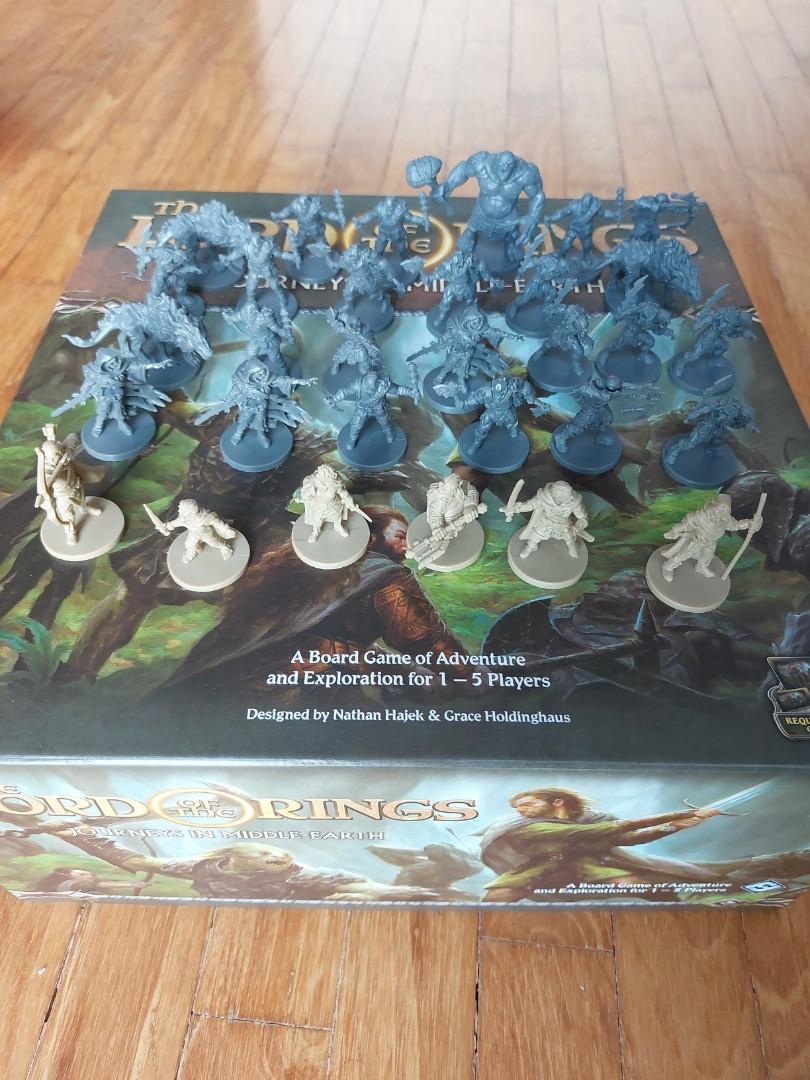 Lord of the rings journeys in middle earth board game, Hobbies & Toys ...
