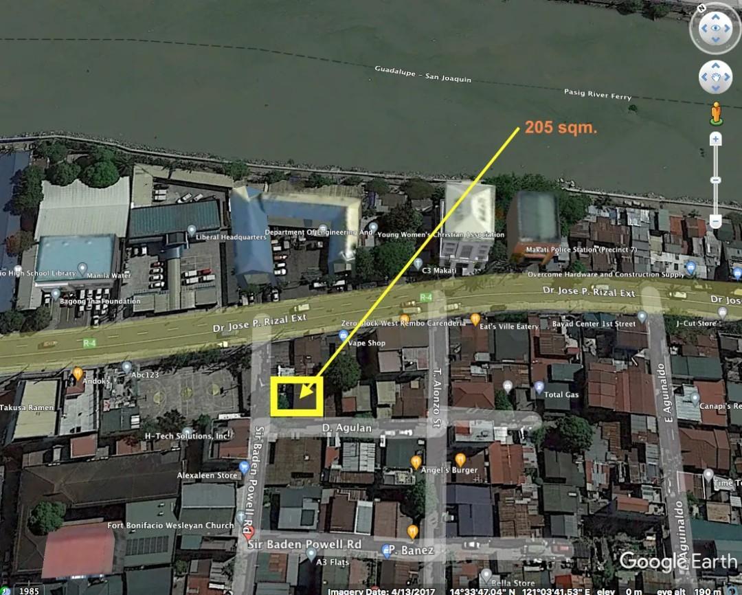 LOT FOR SALE JP RIZAL STREET WEST REMBO MAKATI CITY, Property, For Sale ...