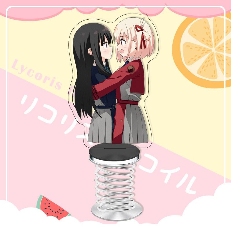 Lycoris Recoil Spring Standing Figure Acrylic Character Stands Model ...