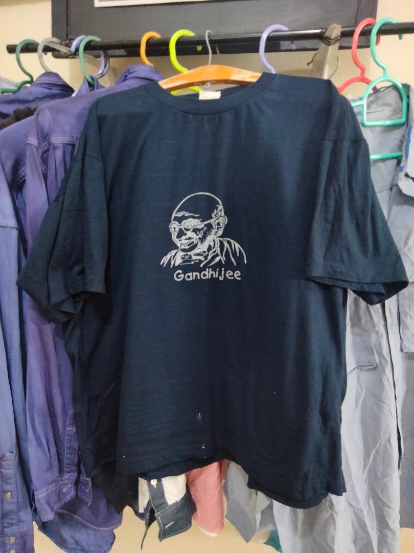 Mahatma gandhi tee, Men's Fashion, Tops & Sets, Tshirts & Polo Shirts ...