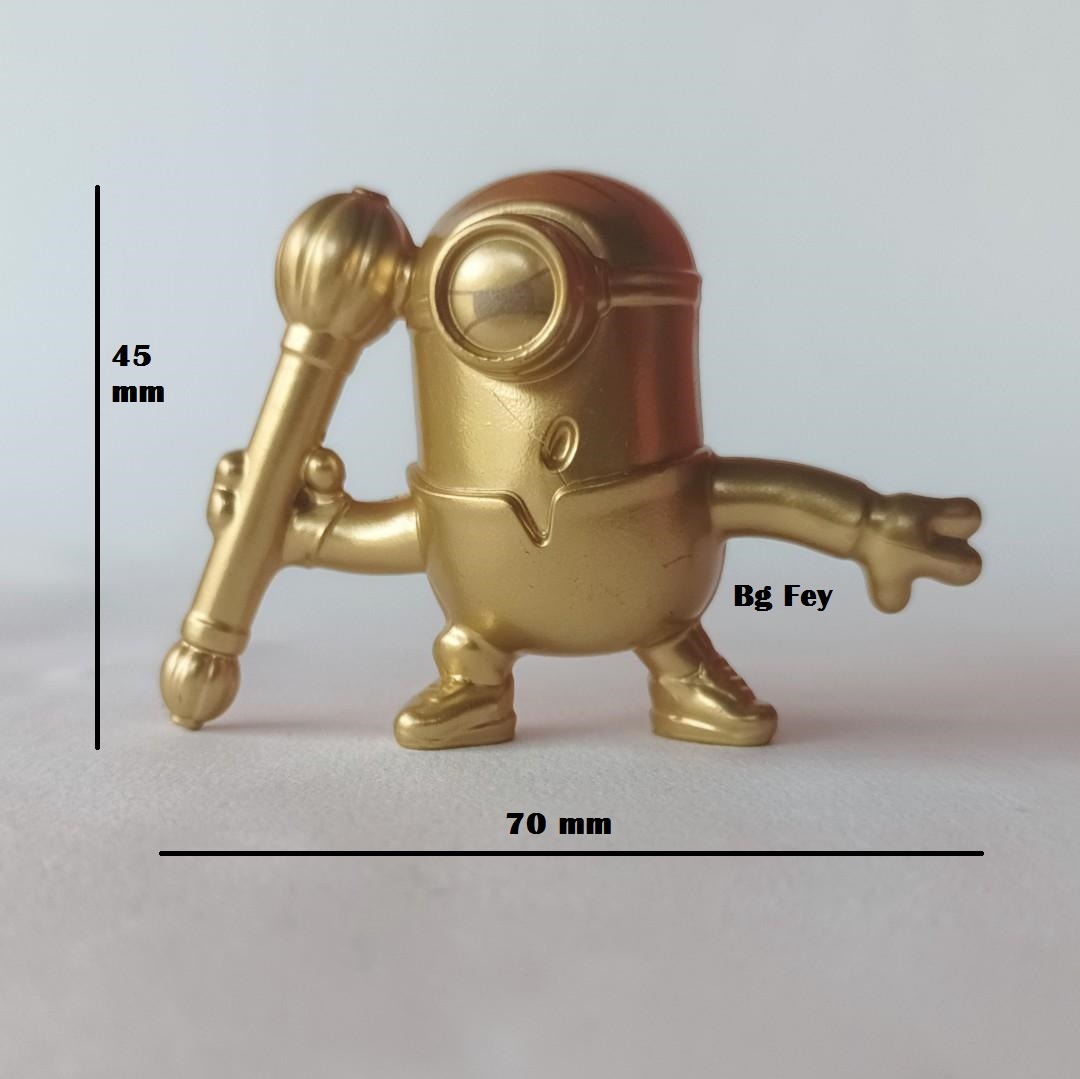 Mainan Mc Donald 2020 Rise of Gru Gold Series Minion Figure #5, Toys ...