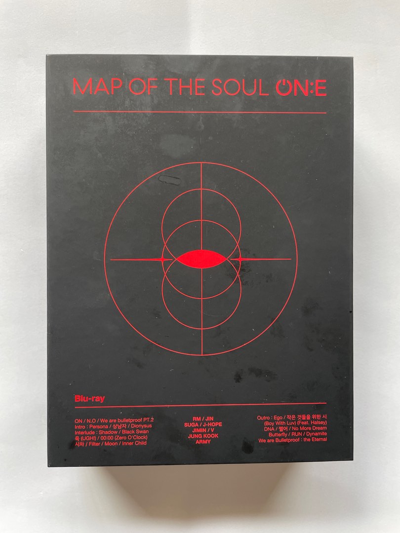 Map of the Soul ON:E Bluray, Hobbies & Toys, Memorabilia & Collectibles ...