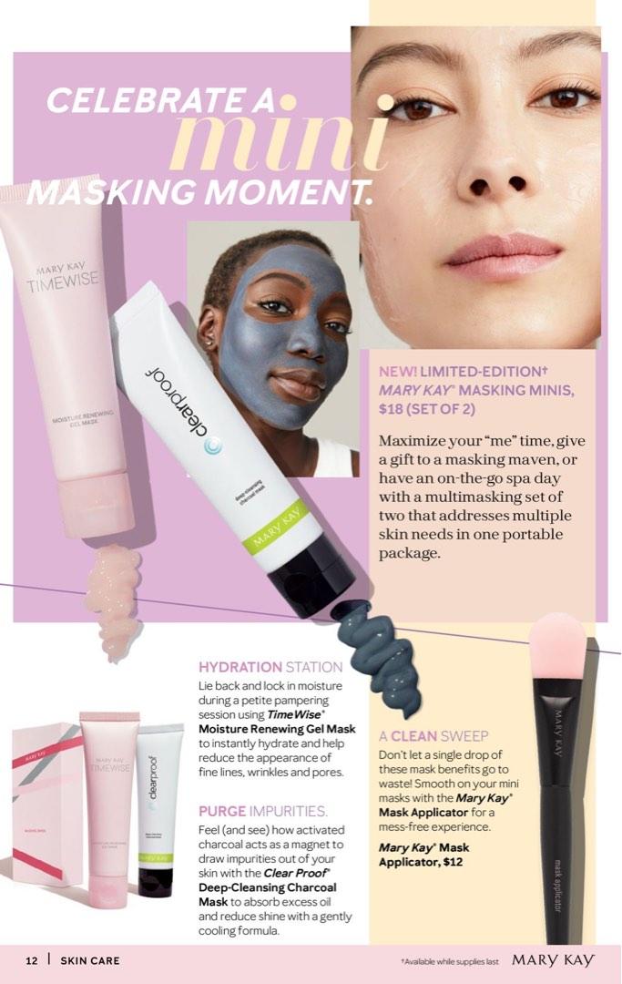 MARY KAY Limited Edition MASKING Minis, Beauty & Personal Care, Face ...