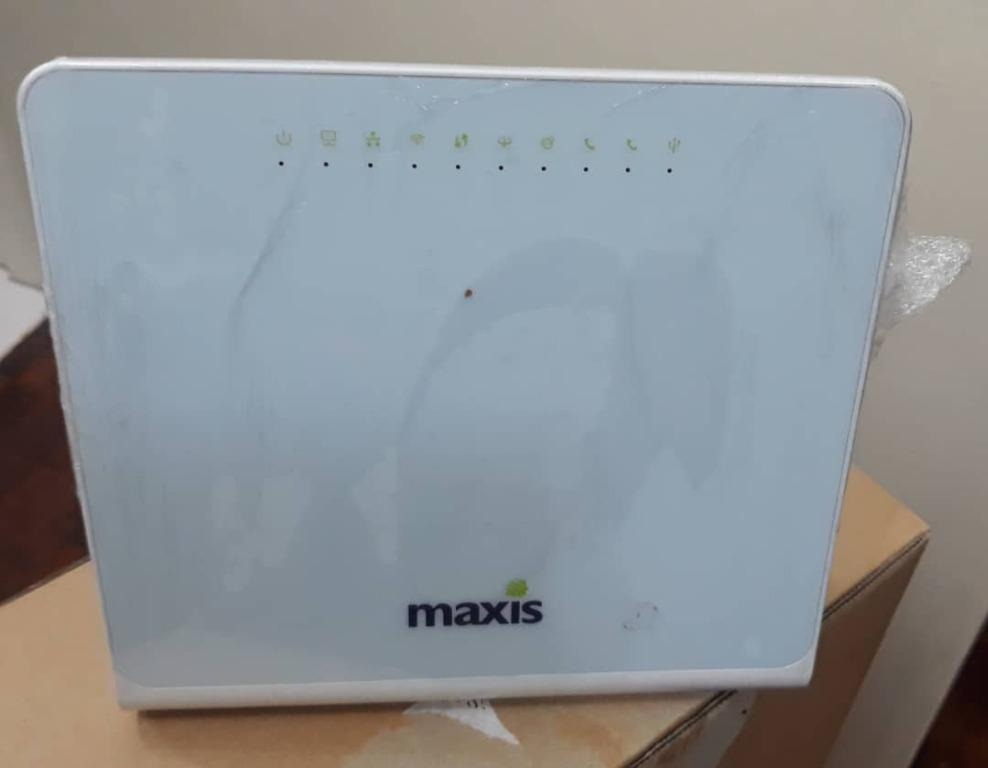 Maxis DL4480V1 VDSL2 Modem Router, Computers & Tech, Parts ...
