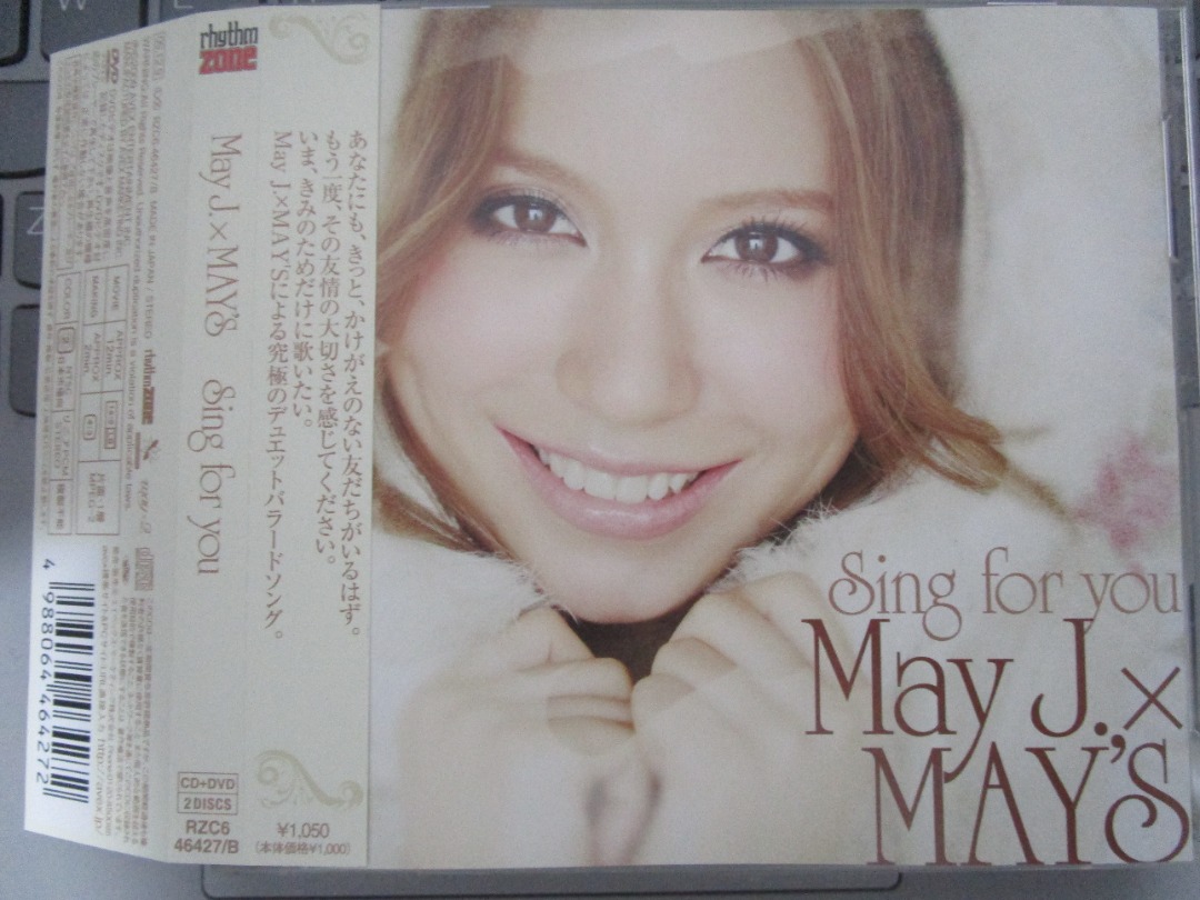 May J X May's - Sing for You 日版 CD+DVD, 興趣及遊戲, 音樂樂器 & 配件, 音樂與媒體 - CD 及 DVD - Carousell