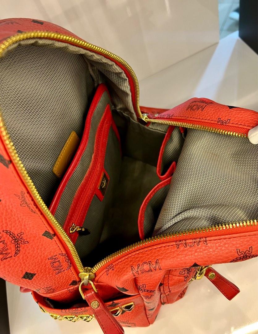 MCM backpack Small Size, Luxury, Bags & Wallets on Carousell