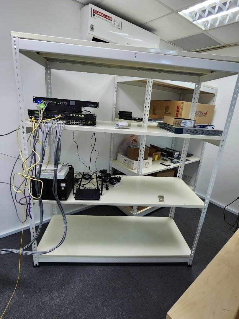 Metal Boltless Storage Racks Shelving for HDB Homes Bomb shelter ...