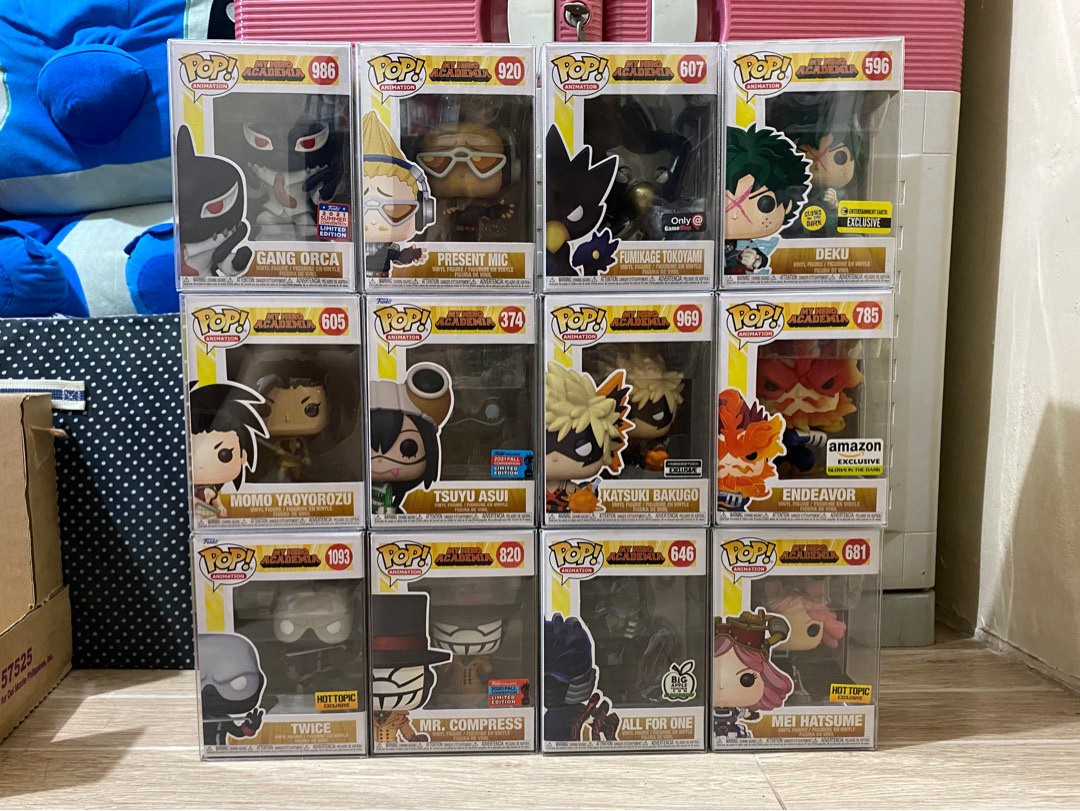 MHA Funko Pops, Hobbies & Toys, Toys & Games on Carousell