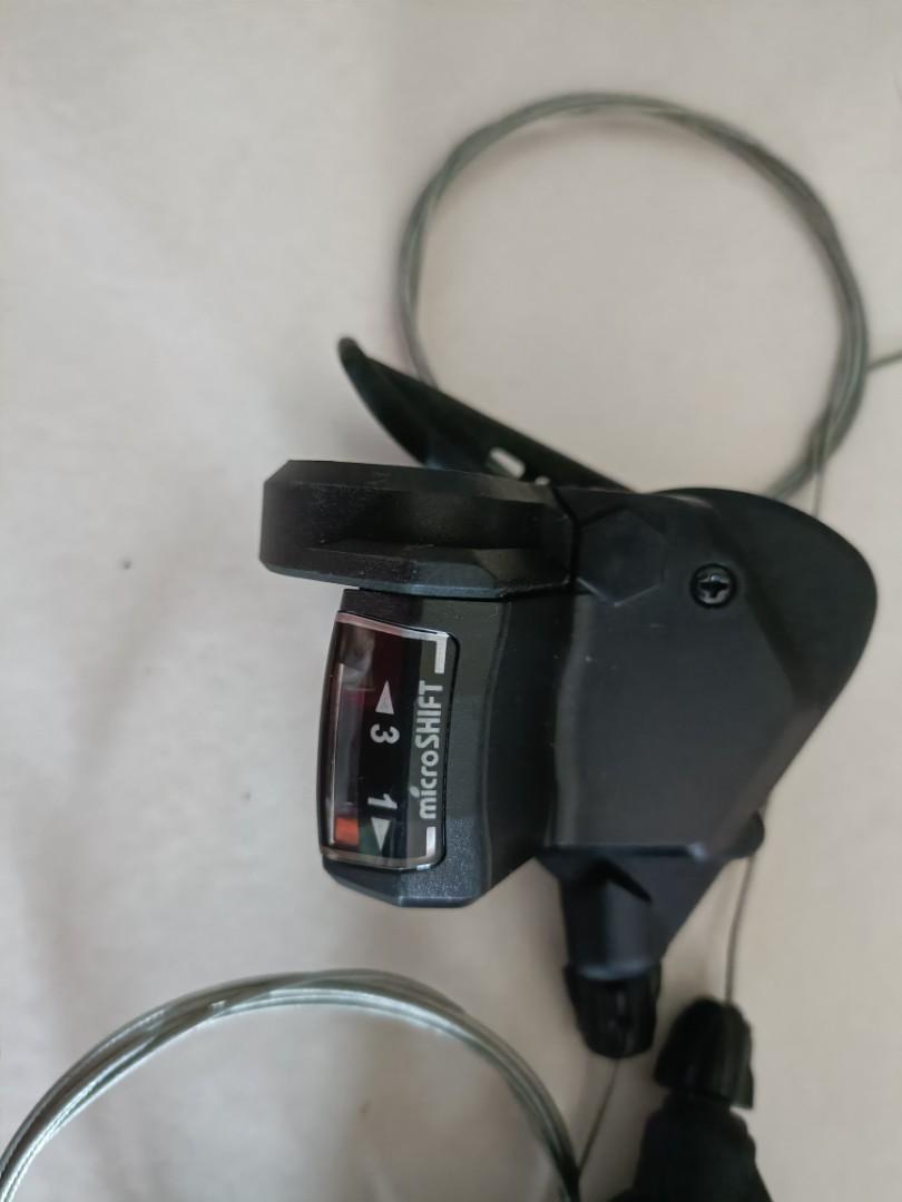 Microshift 3x9 Shifter set, Sports Equipment, Bicycles & Parts, Parts ...