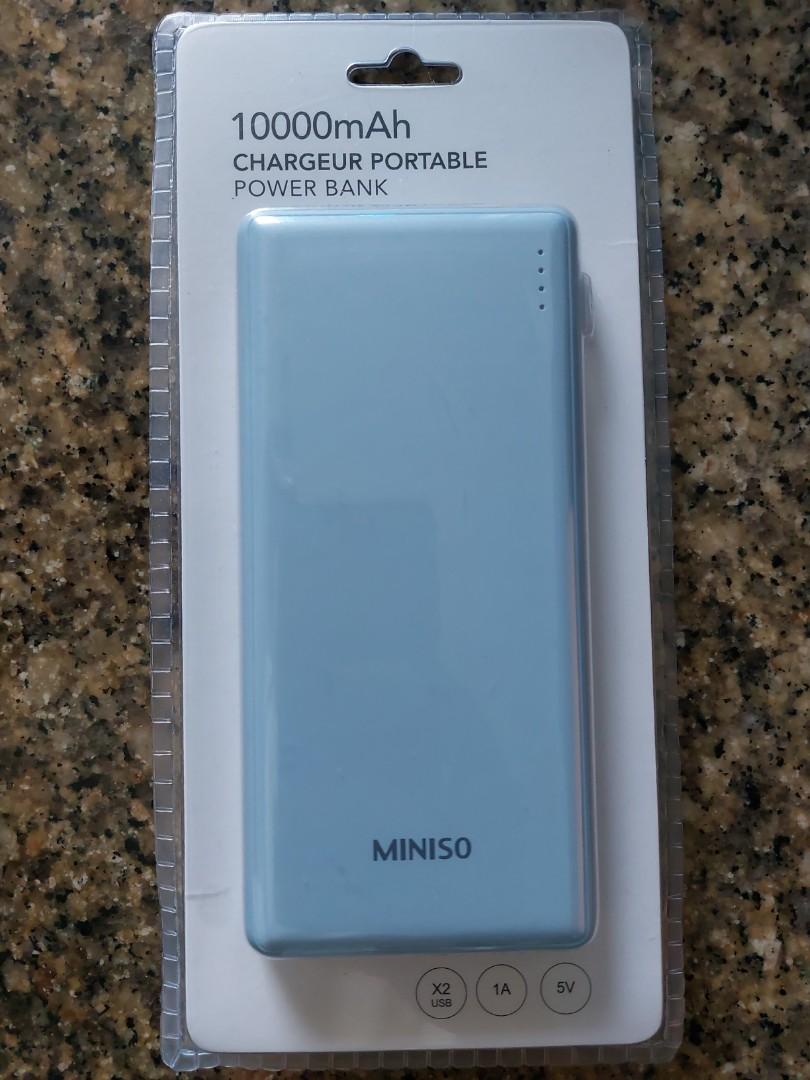 Miniso 10000mAh portable power bank, Mobile Phones & Gadgets, Mobile ...