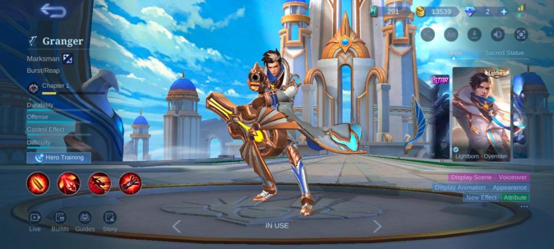 mobile legends w/ Alu legendary skin, Hobbies & Toys, Toys & Games on ...