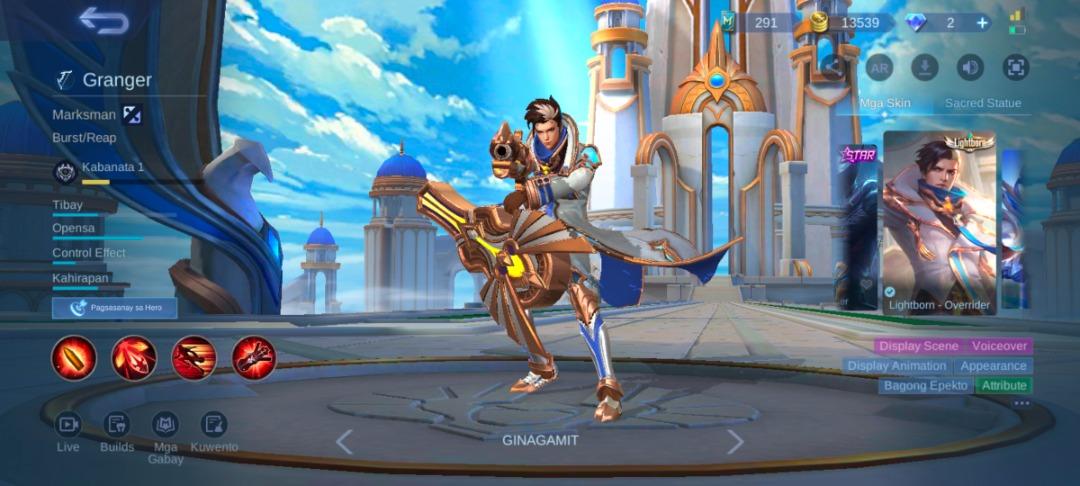 mobile legends w/ Alu legendary skin, Hobbies & Toys, Toys & Games on ...