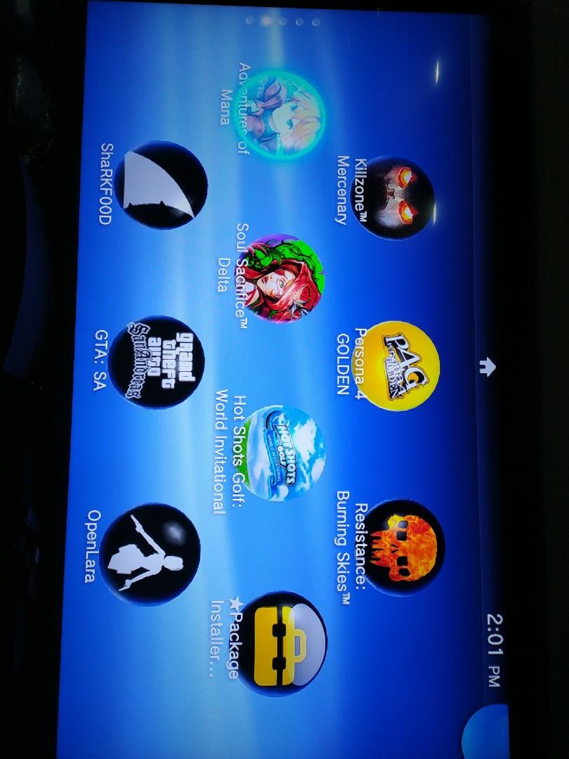Modded Ps TV Vita TV on Enso Henkaku permanent cfw. 256Gb internal ...