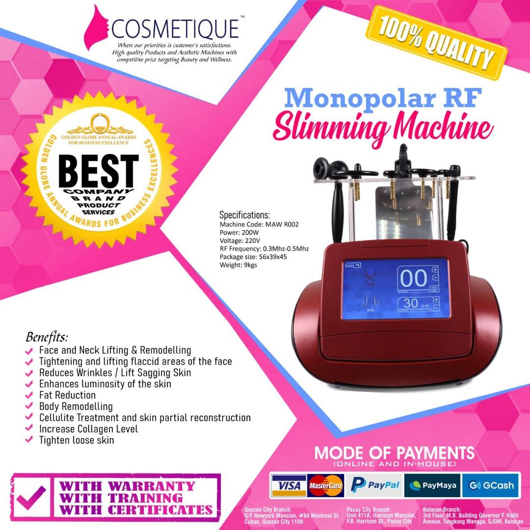 Monopolar RF Slimming Machine for Face & Body, Beauty & Personal Care ...