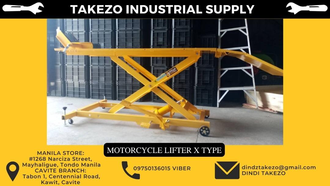 Motorcycle Lifter X Type, Commercial & Industrial, Industrial Equipment ...