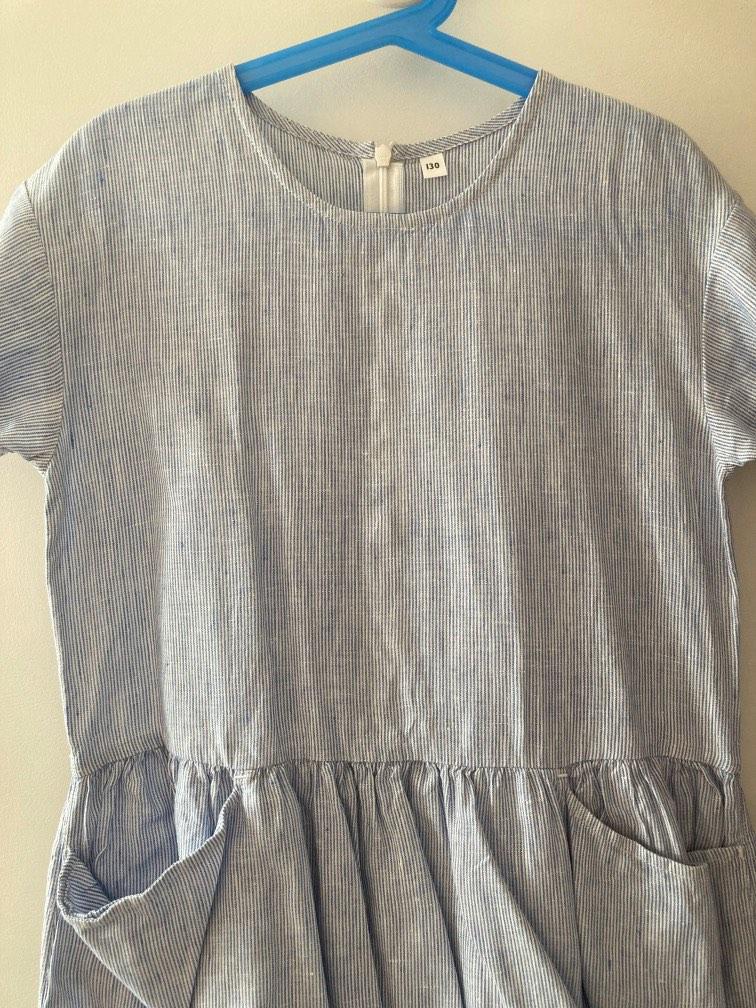 Muji girl dress size 130, Babies & Kids, Babies & Kids Fashion on Carousell