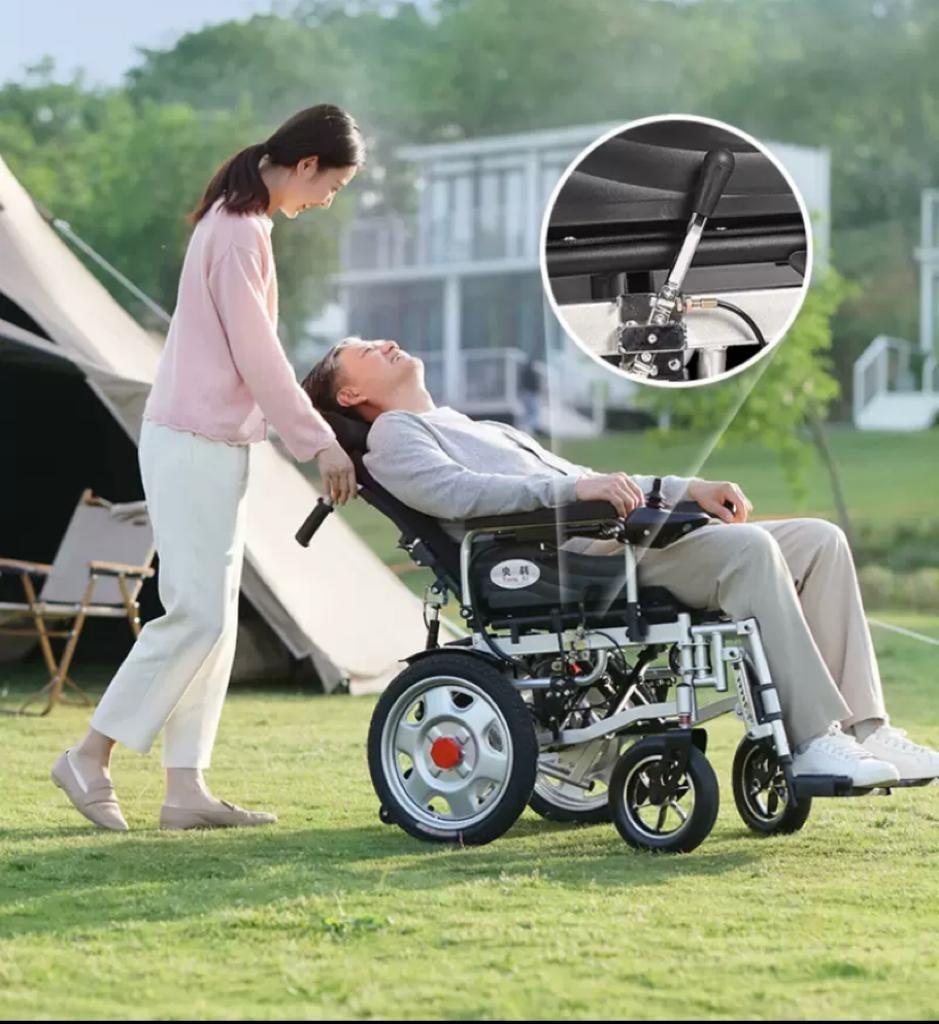 MULTIPLE VARIATIONS Electric Wheelchair Folding Lightweight Elderly ...
