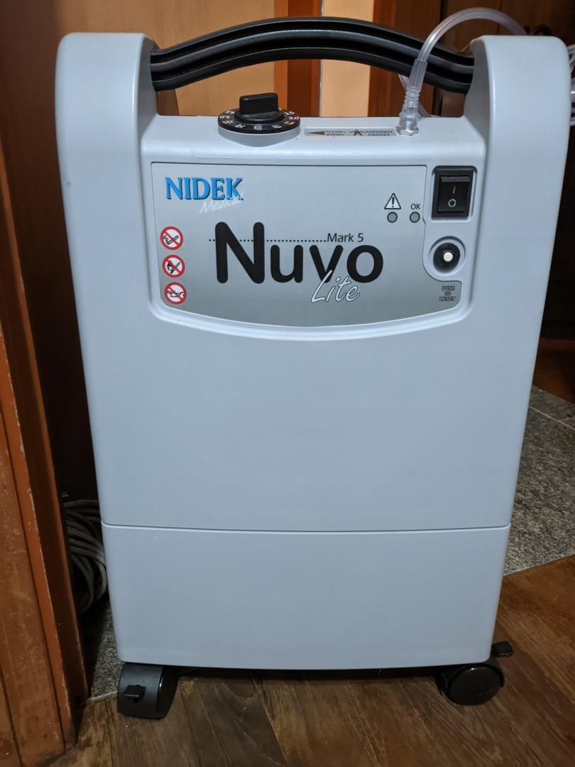 Nidek Nuvo Lite Oxygen Concentrator, Health & Nutrition, Assistive ...